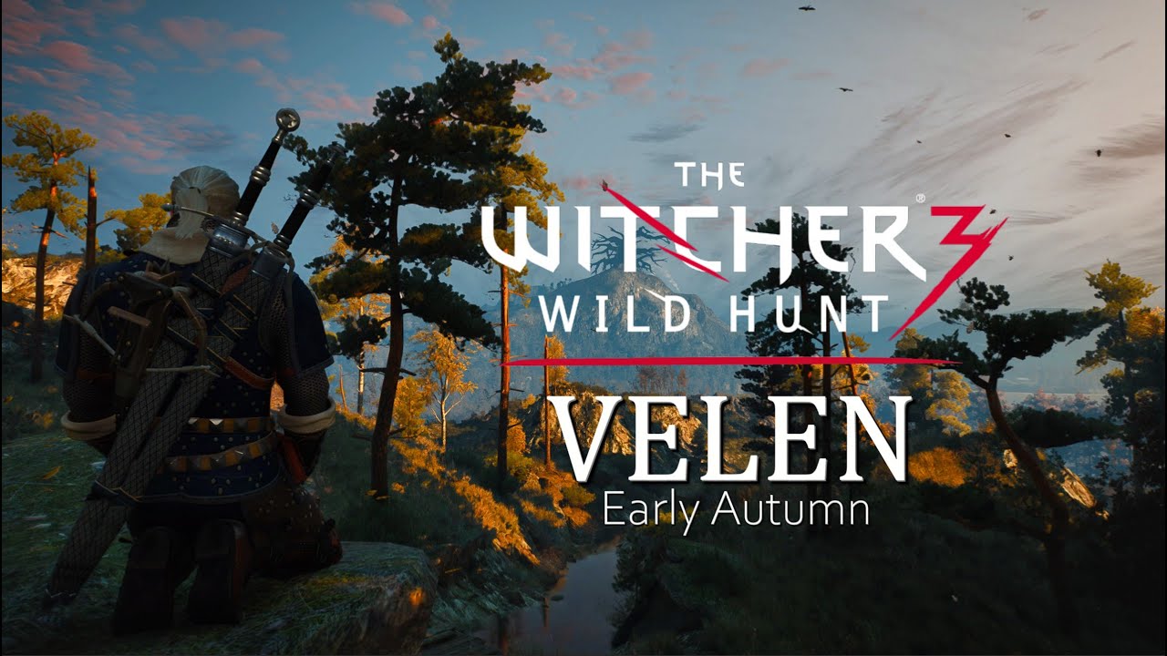 Witcher 3 - Velen - Early Autumn - Music & Ambience - Meditate Like a ...