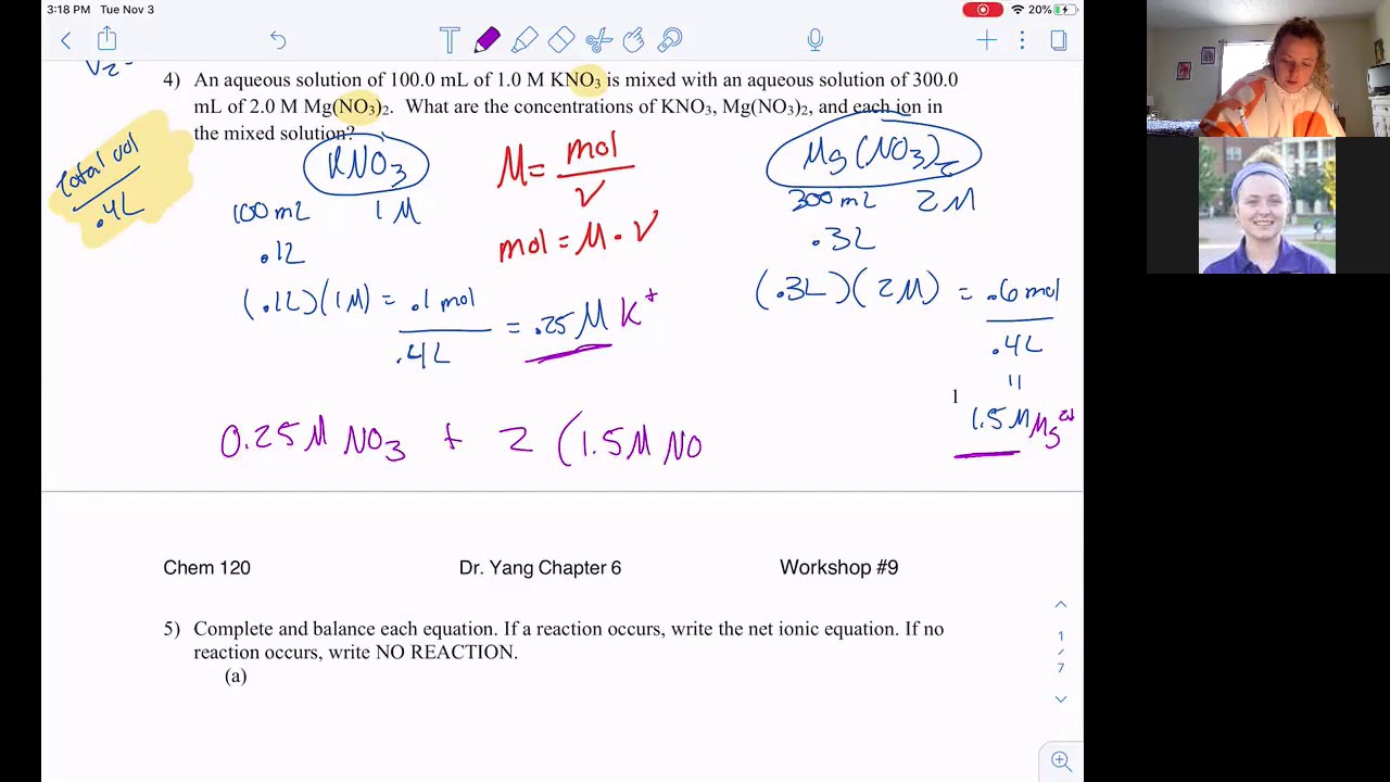 GENERAL CHEMISTRY | Chapter 6 review: PRACTICE PROBLEMS - YouTube