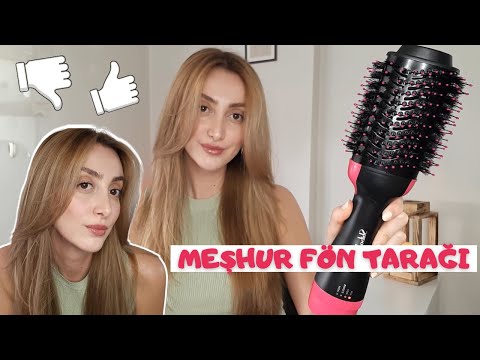 SAÇ DÜZLEŞTİRİCİ FÖN TARAĞI İNCELEME | Dolgun & Düz Saçlar | Shibowavy Saç Kurutma Fırçası