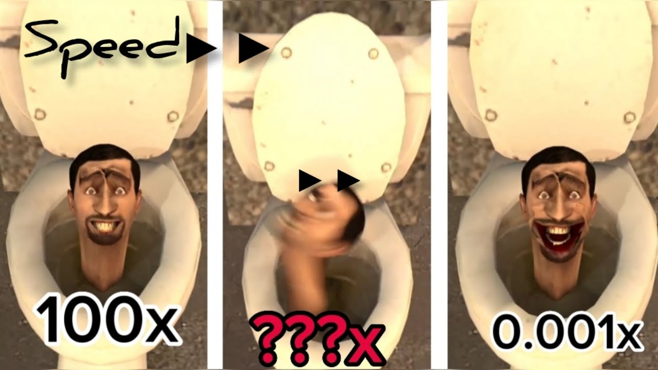 skibidi toilet speed |10x 0,001x ???x - YouTube