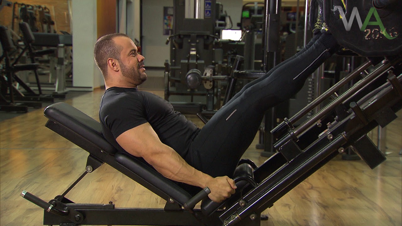 LEG PRESS 45 GRAUS - YouTube