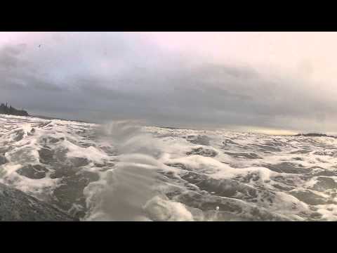 High Tide at Weir's Beach GOPRO style