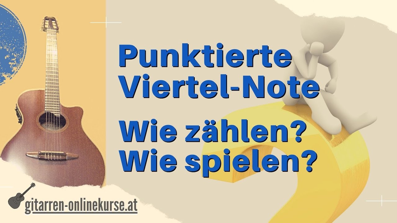 Punktierte Viertelnote - YouTube