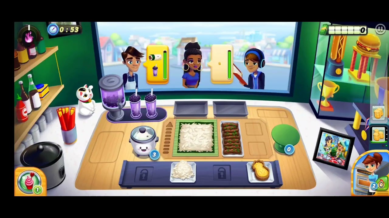 Chapter 4, Day 4: RUN AND SERVE | DINER DASH ADVENTURES - YouTube