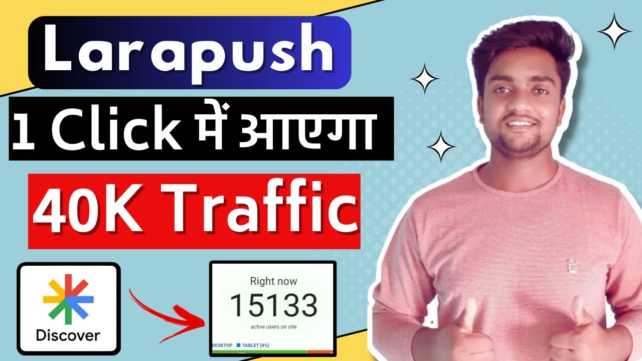 How to Get 40K Clicks Daily From Google Discover Using Larapush | Larapush Review | Google ...
