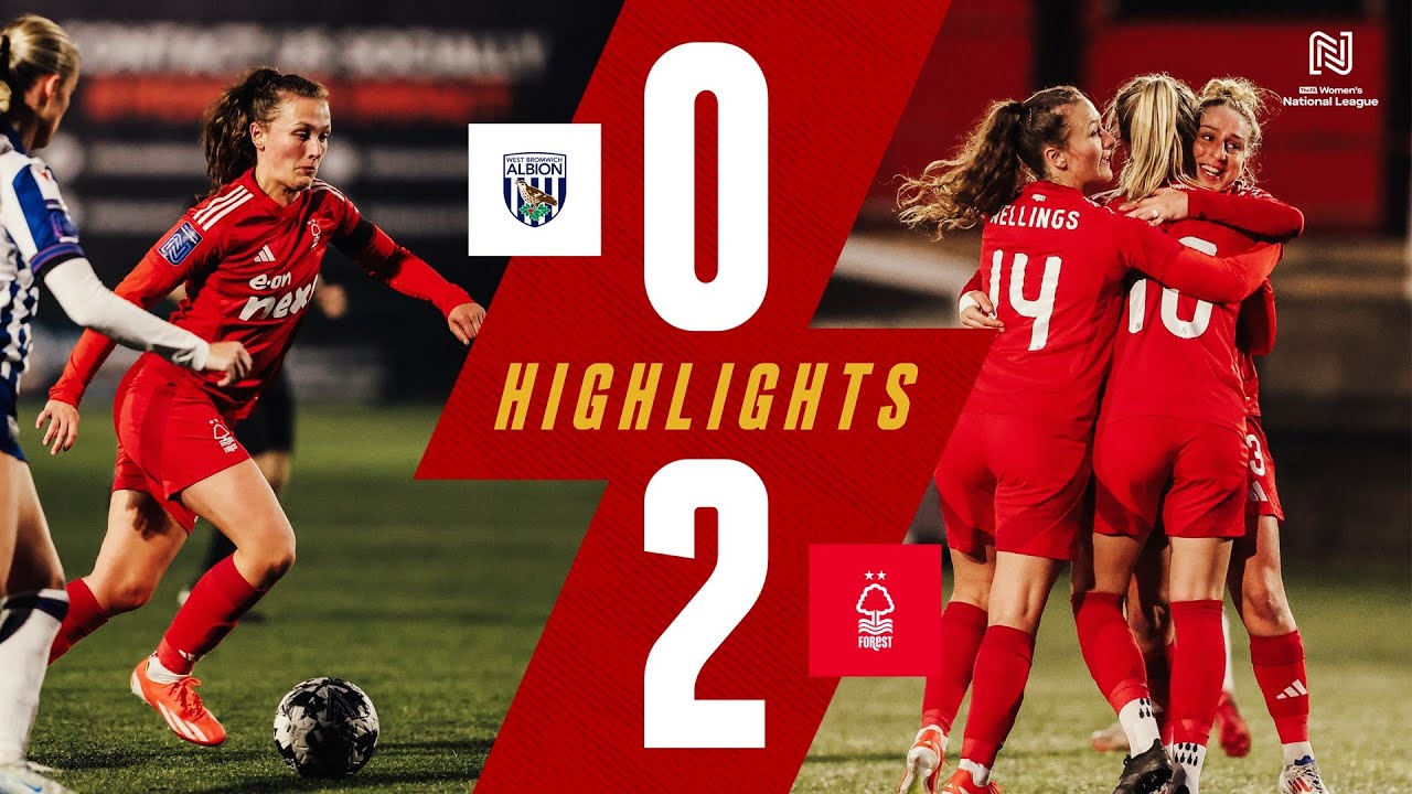 THREE POINTS ON THE ROAD! 🙌 | West Brom 0-2 Forest Women | Highlights ...