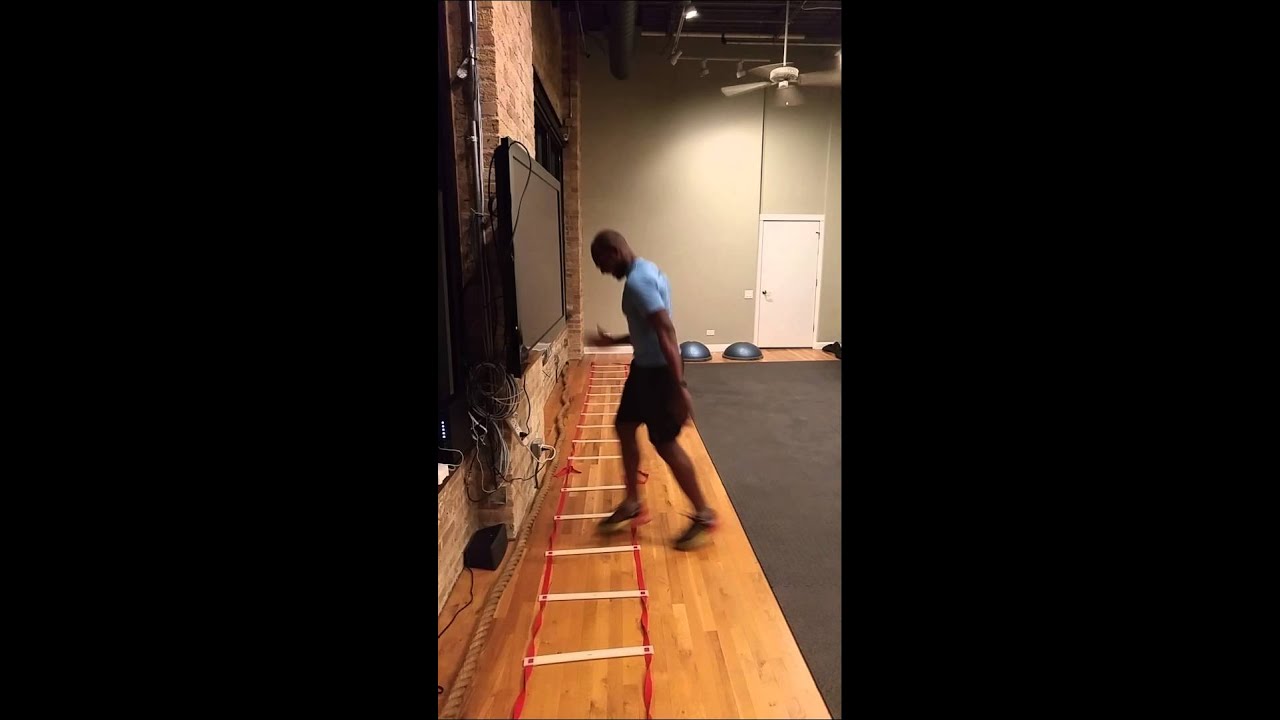 Speed ladder - Lateral moving switch jumps - YouTube