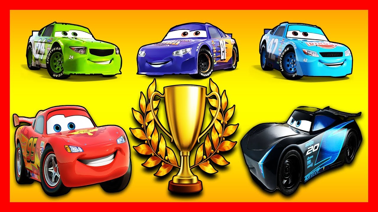 Lightning McQueen Jackson Storm Bobby Swift Brick Yardley Cal Weather ...