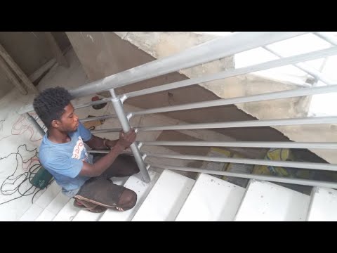 Building In Ghana pt 24 // Staircase Construction - YouTube