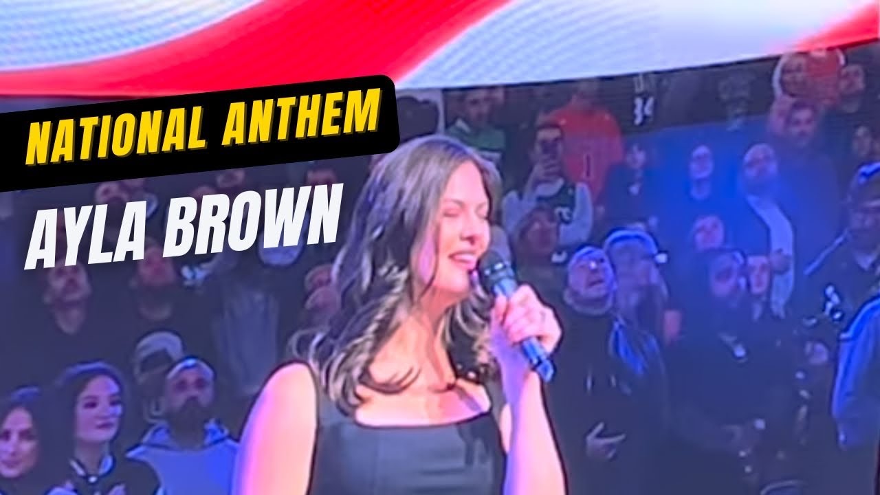Ayla Brown National Anthem | Chicago Bulls vs Boston Celtics Game | TD ...