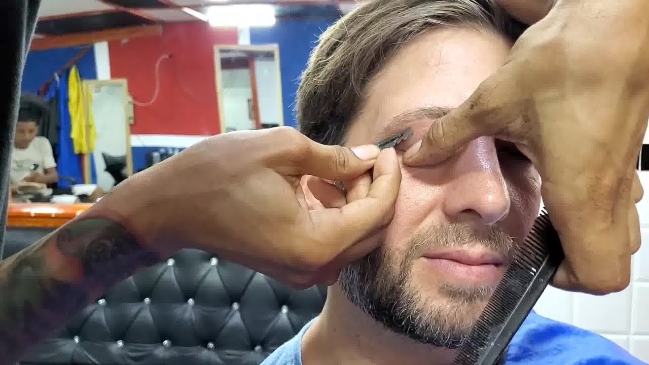 $2 STRAIGHT RAZOR Beard Trim & Eye Brow Shaping - BOCA CHICA DOMINICAN ...