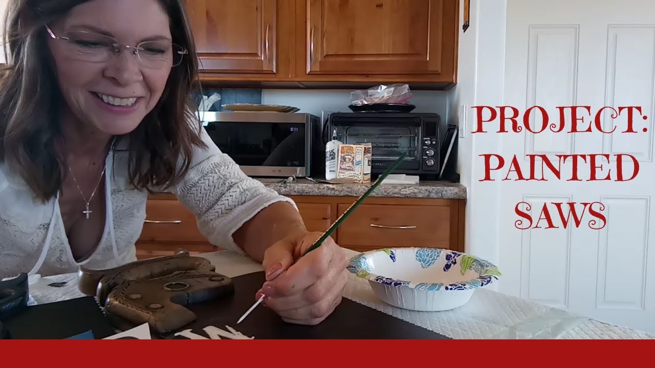 Project: Painted Hand Saws For Christmas Gifts - YouTube