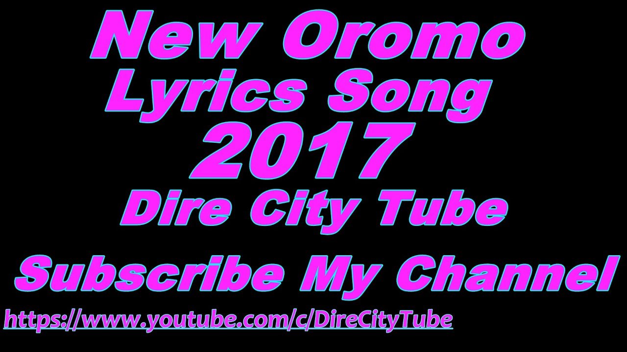 New Oromo Lyrics Music 2017 "Dhiifama Jalaato" - YouTube
