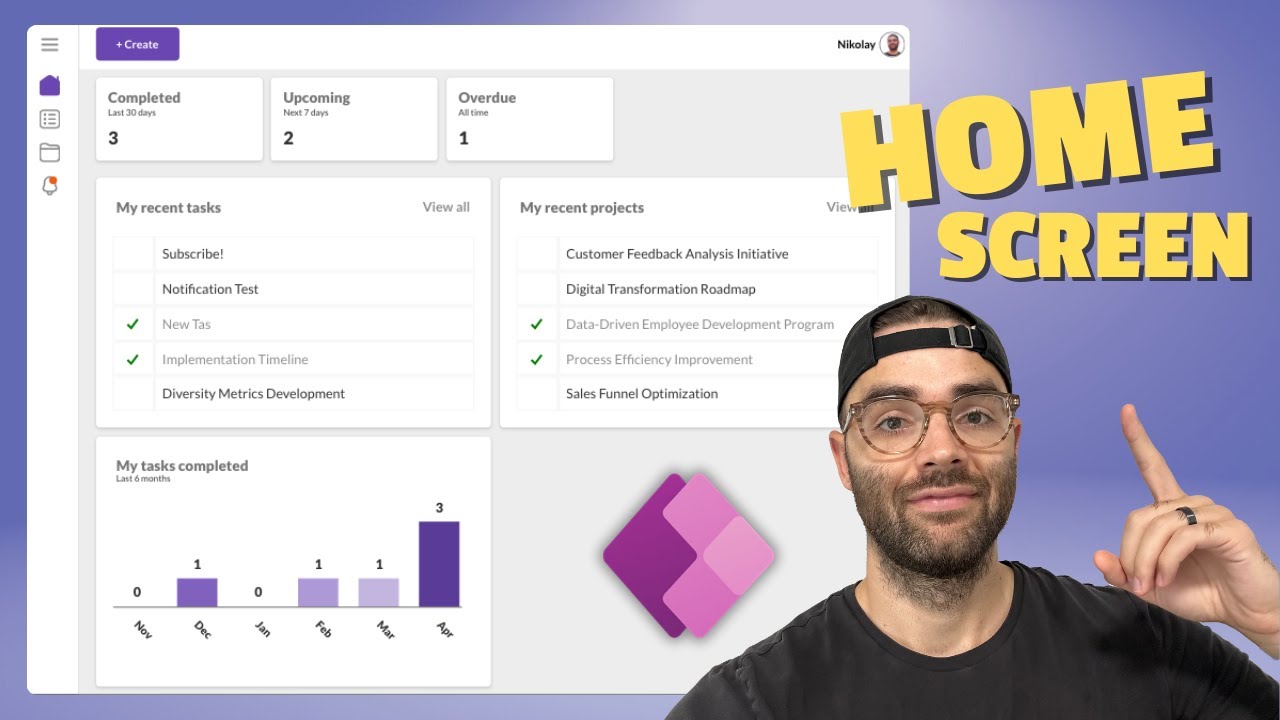 Responsive Home Screen in Power Apps - YouTube