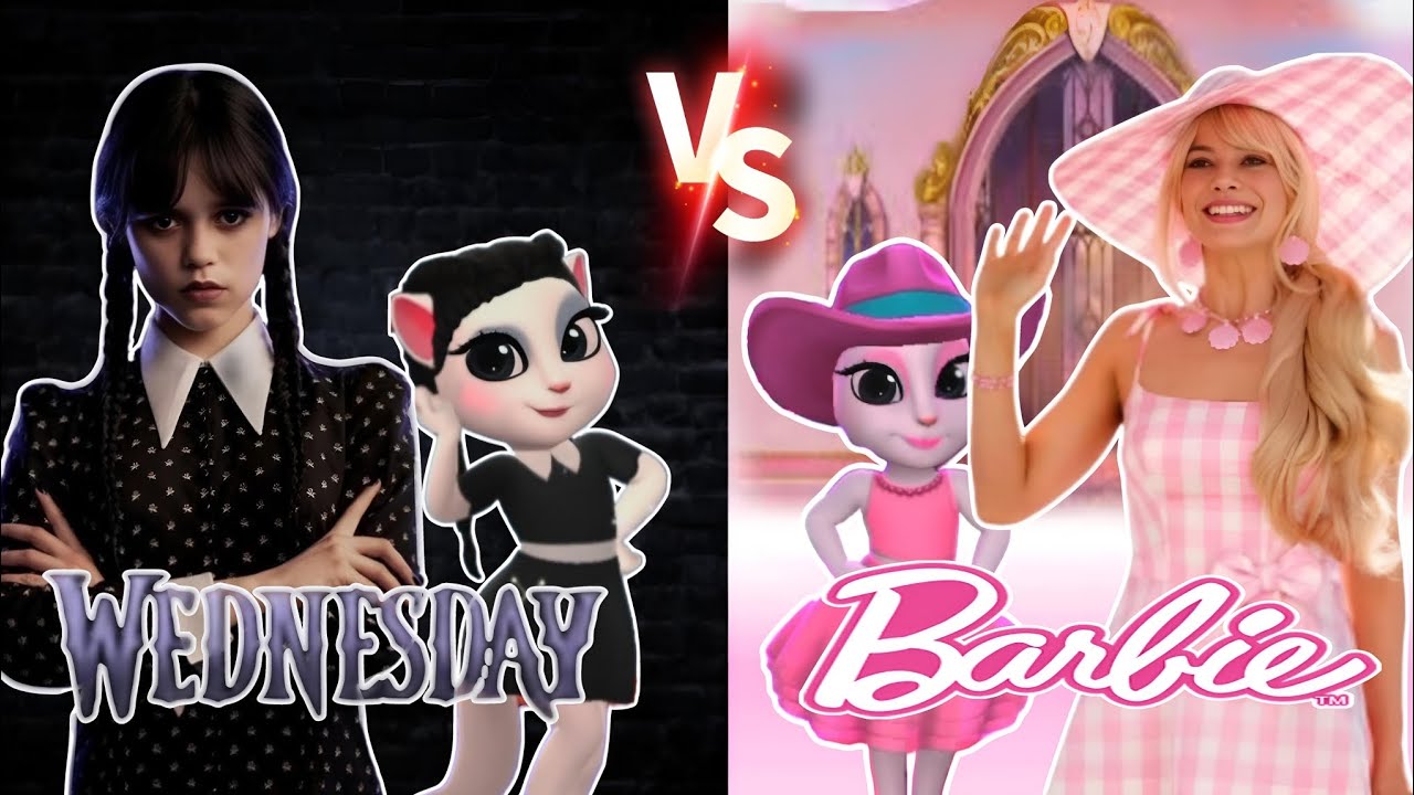 (Wednesday addams vs Barbie) new outfit makeover gameplay video 💖 - YouTube