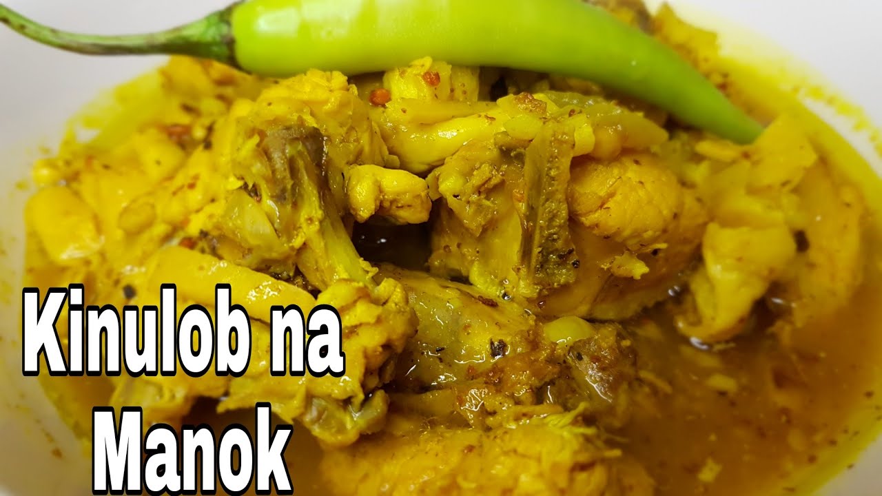 HOW TO COOK KINULOB NA MANOK | LUYANG DILAW RECIPE | A LUCBAN CUISINE ...