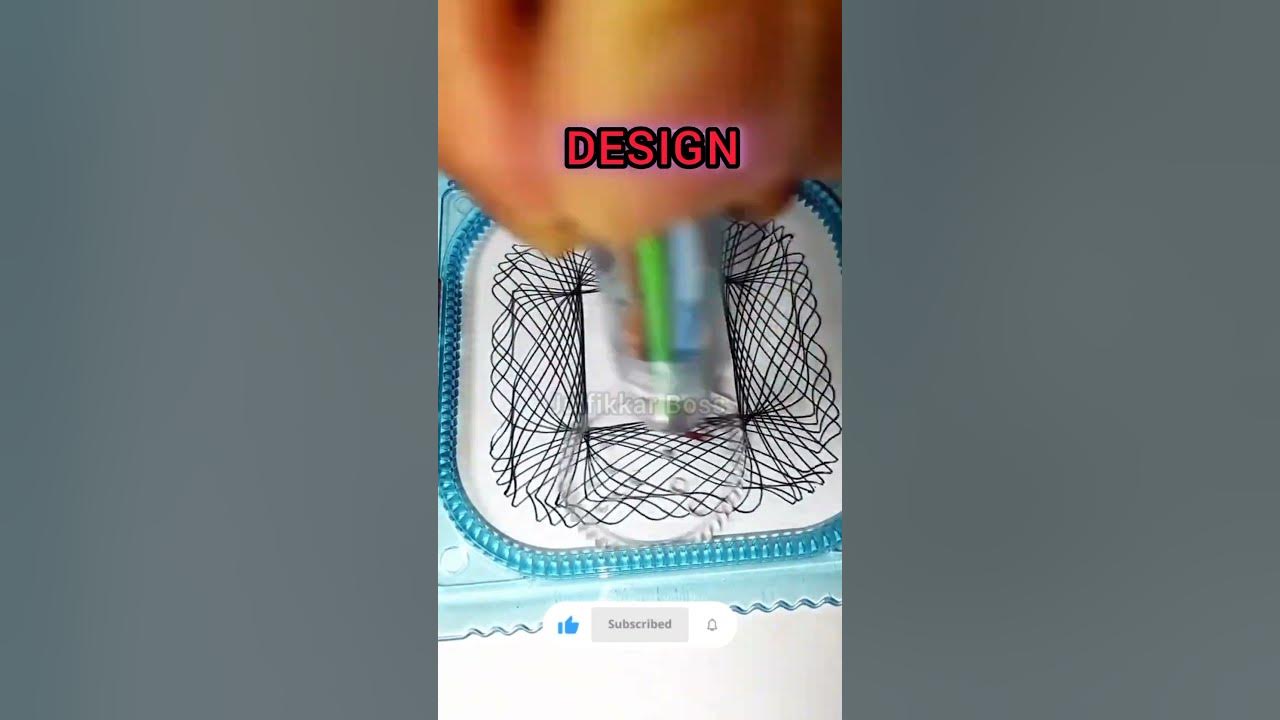 How to many Design ruler unboxing video in the Spirograph enjoyed #design #drawing - YouTube