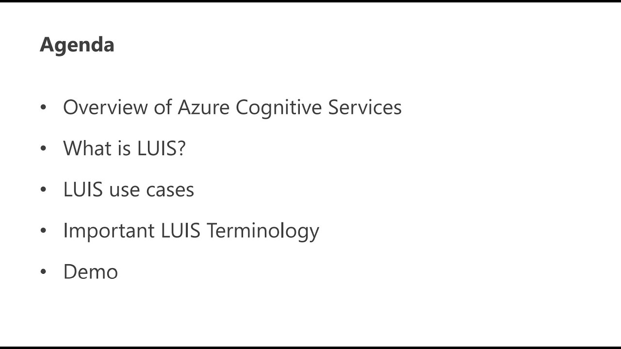 What is Language Understanding (LUIS)? - YouTube