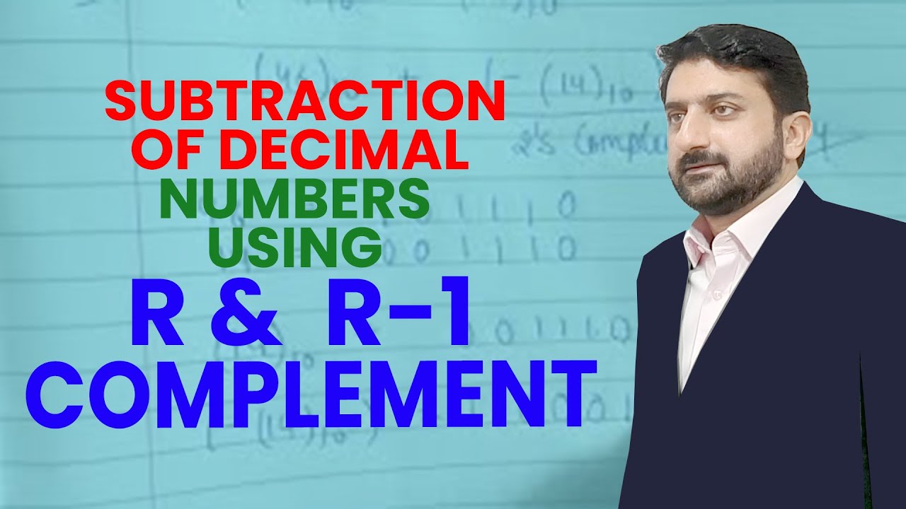 Lecture 24 | 9's complement subtraction | 10's complement subtraction ...