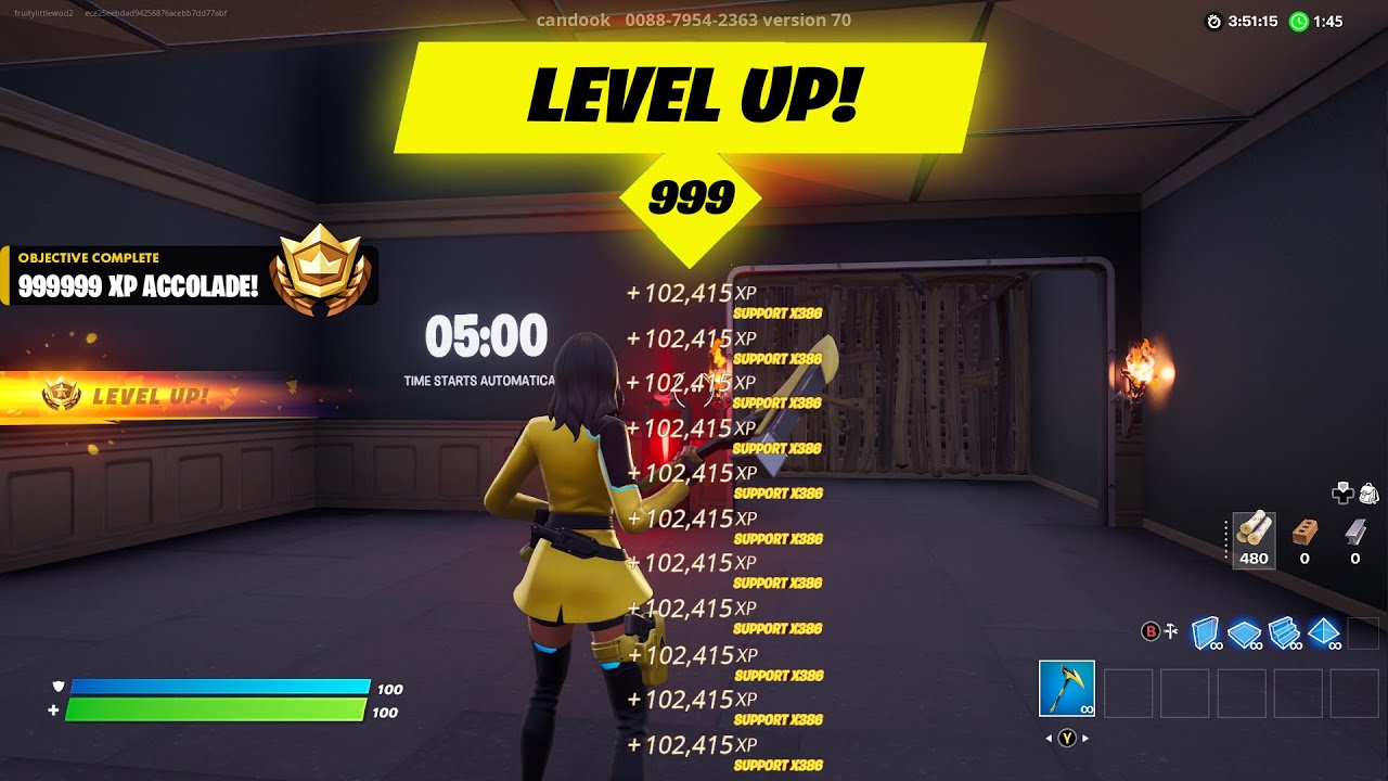 NEW INSANE FORTNITE XP GLITCH IN CHAPTER 3 CREATIVE MAP CODE! (100,000 ...