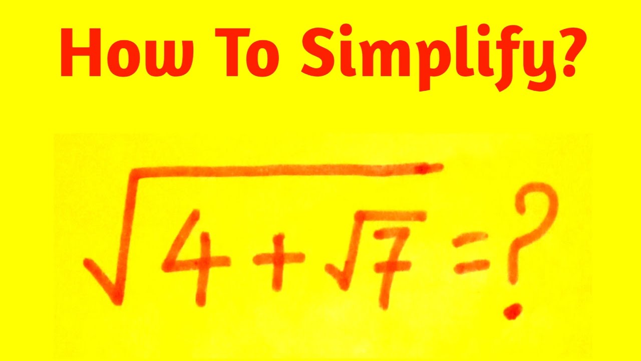 How to Simplify Square Roots: Easy Step-by-Step Solution | BDLogic ...