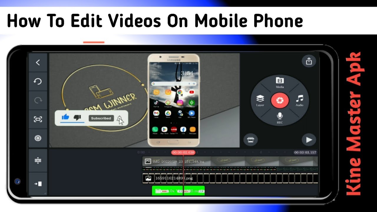 Kinemaster Tutorial: how to Edit video on android & iPhone 2022 | ቪድዮ ...
