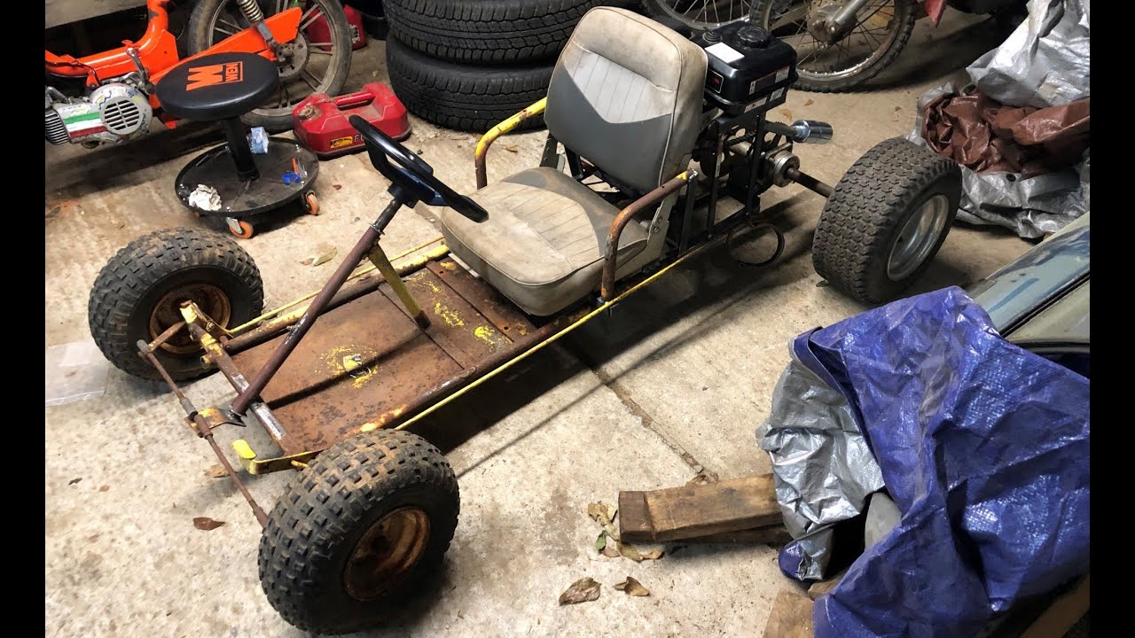 Building a Go Kart from Scrap Parts - YouTube