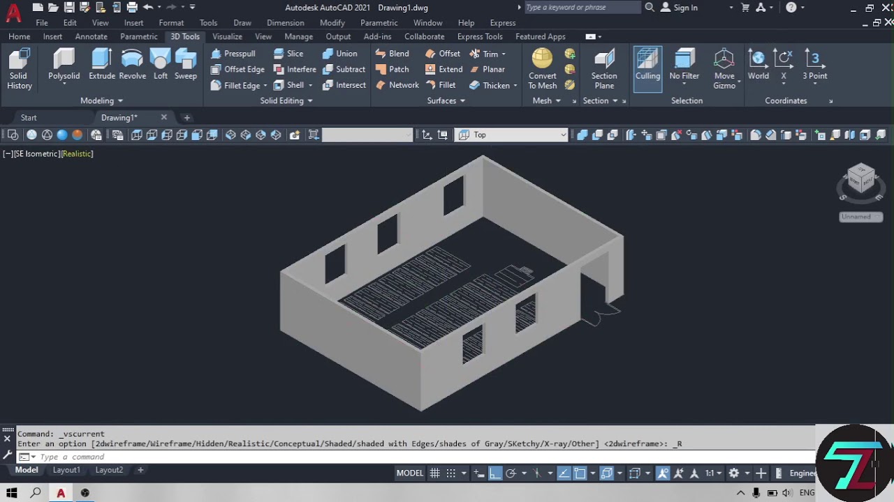 Classroom Modelling with AutoCAD - YouTube