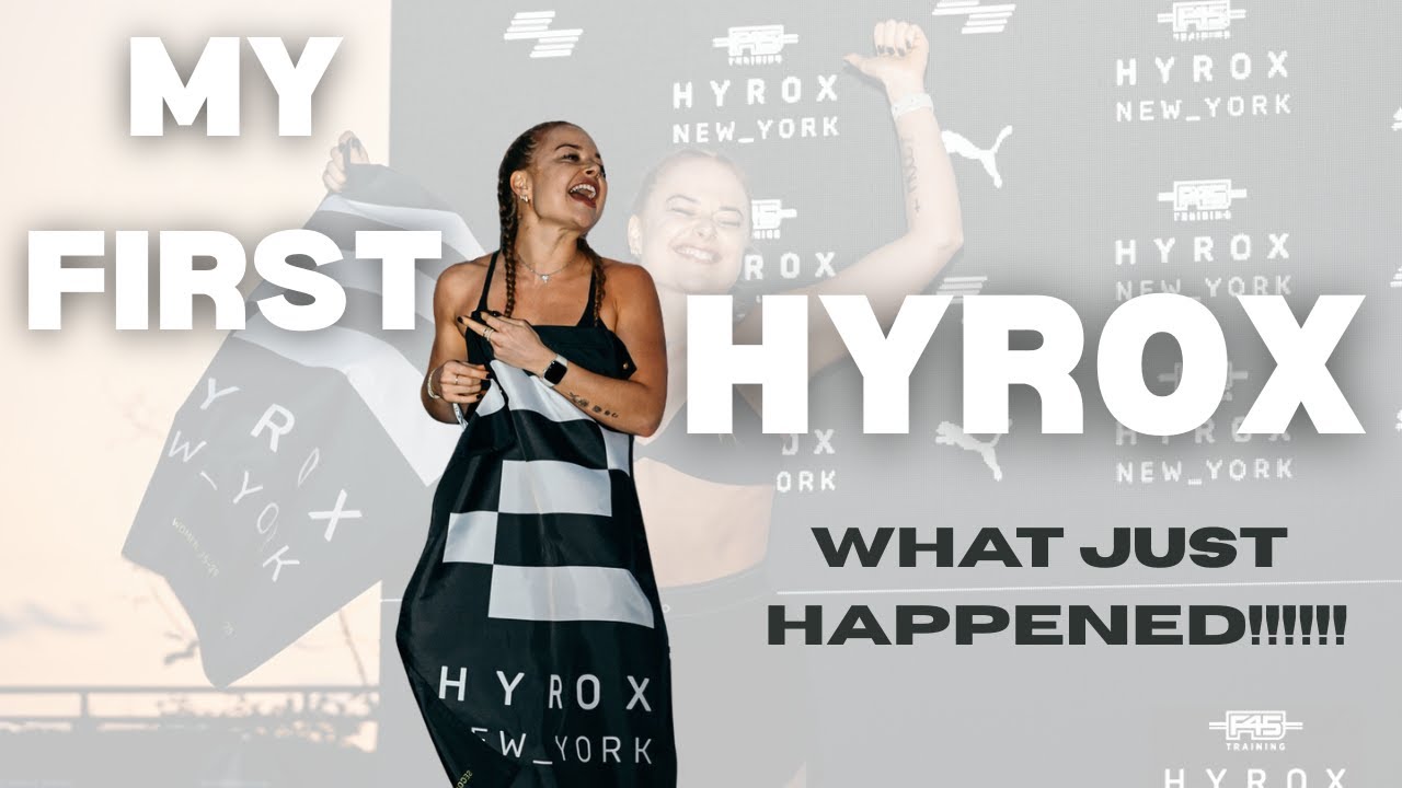 My First HYROX – 1:04 Finish time! | Raw & Real Race Day Feelings - YouTube