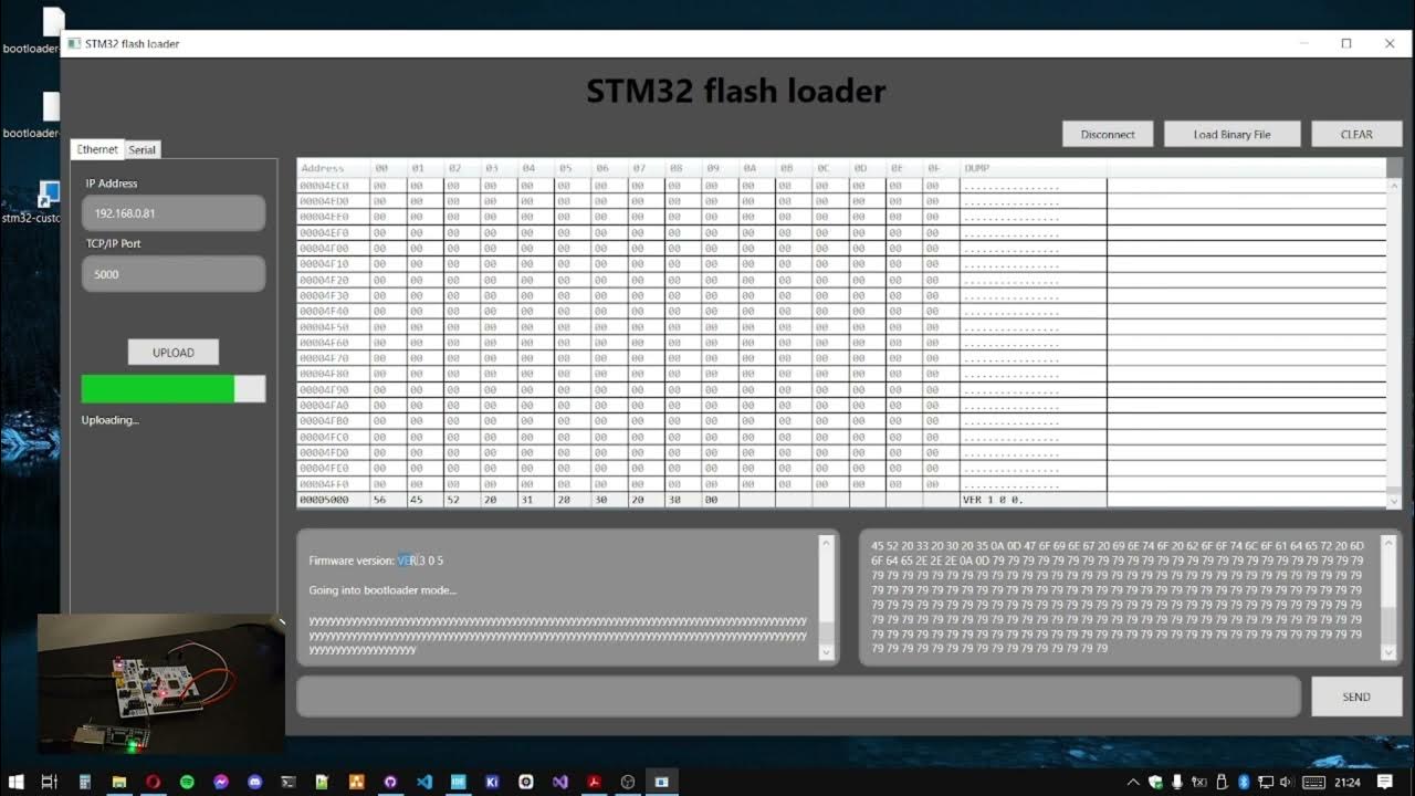 Built-in STM32 bootloader - YouTube