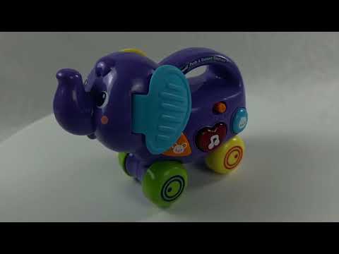 Vtech Push And Explore Elephant Interactive Toy Babies/Toddlers Lights & Music