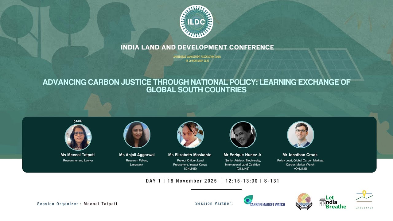 ILDC 2025 | S-131 | Advancing Carbon Justice Through National Policy ...