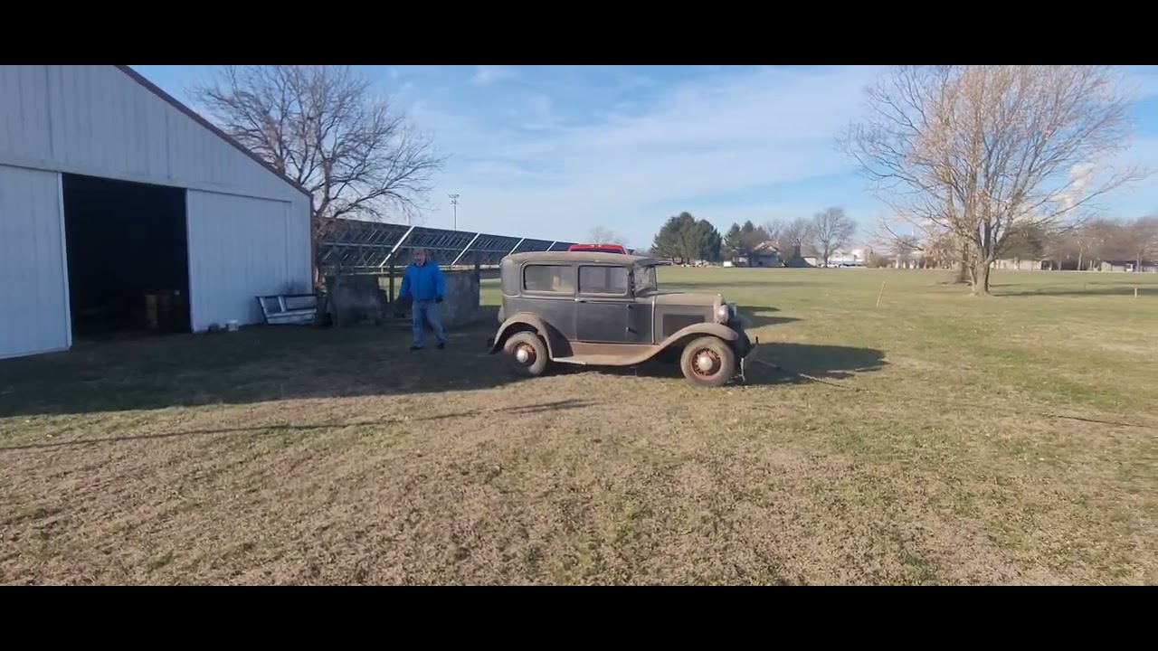 1930 Ford Model A - Barn Find - Pulled Out of Barn! - YouTube