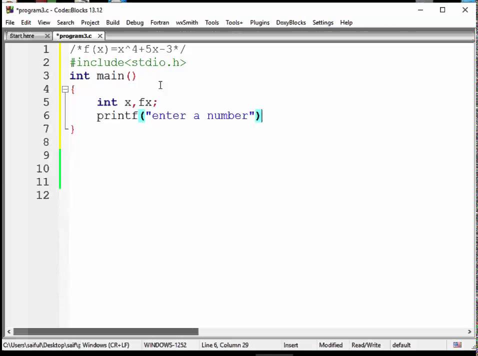 C Programming Bangla Tutorial -06- find the value of a function - YouTube