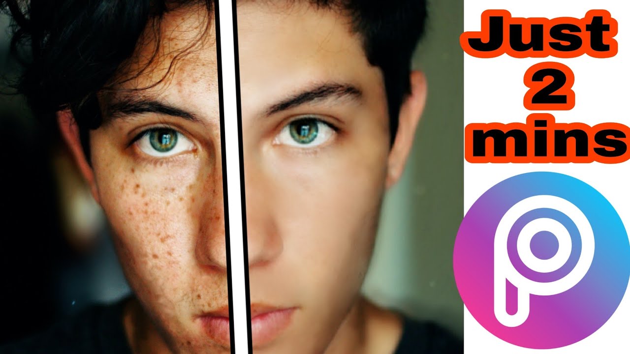 Easy to remove pimple / acne || picsart editing tutorial || picsart ...