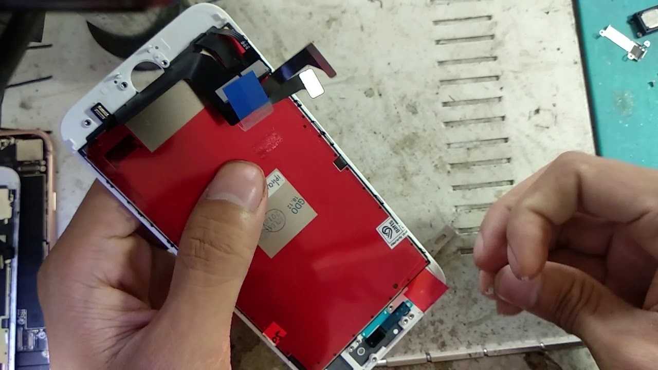 iphone 8 lcd pecah ? cara gantinya begini !! - YouTube