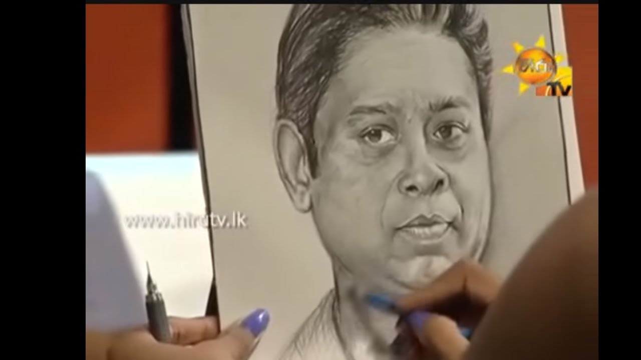 Life portrait of Wasantha Dukgannarala by Shamen Walker | during live ...