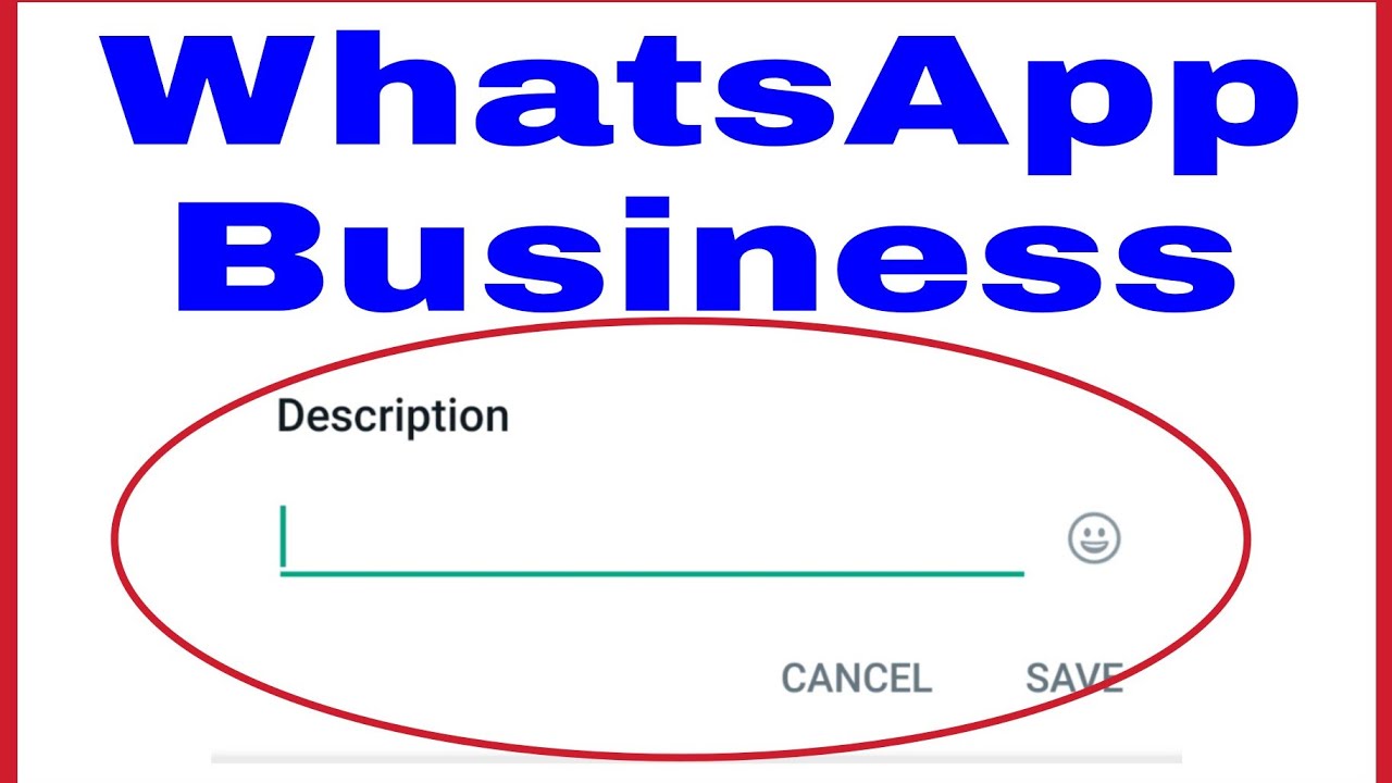 How To Write WhatsApp Business Description ! WhatsApp Business me ...
