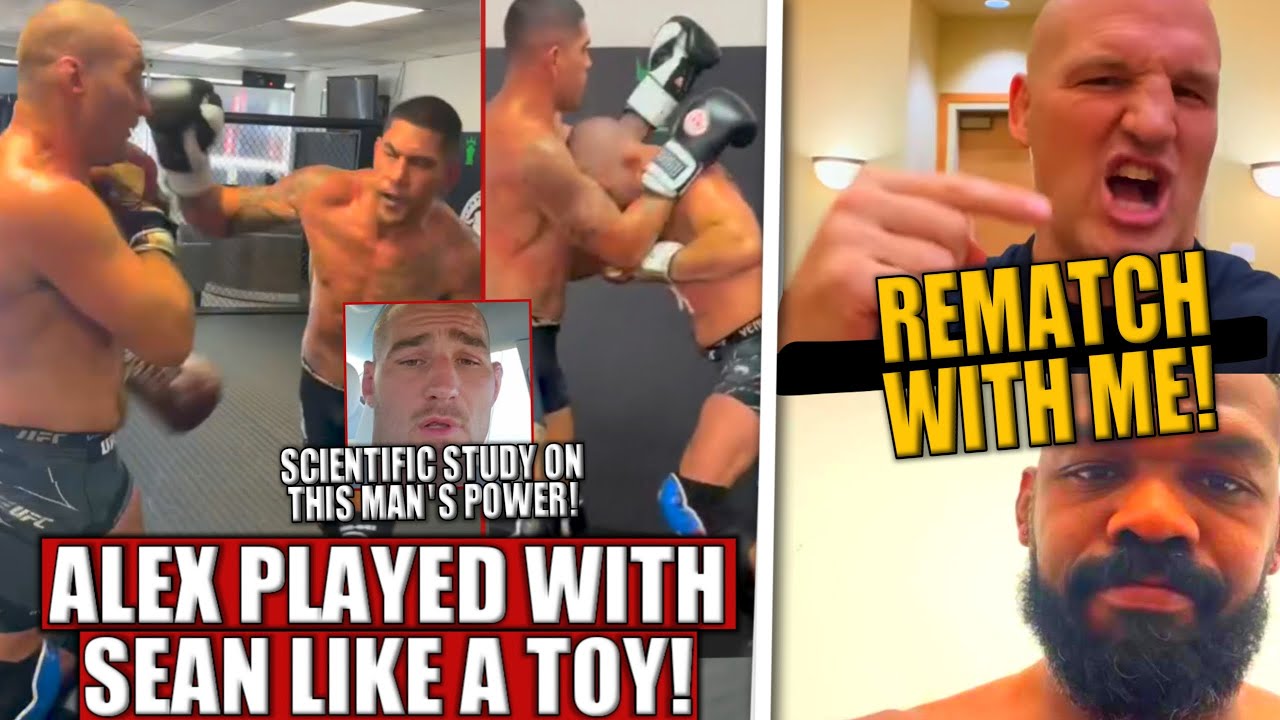 Sean Strickland is TERRIFIED by Alex Pereira's power **FOOTAGE** Matt ...