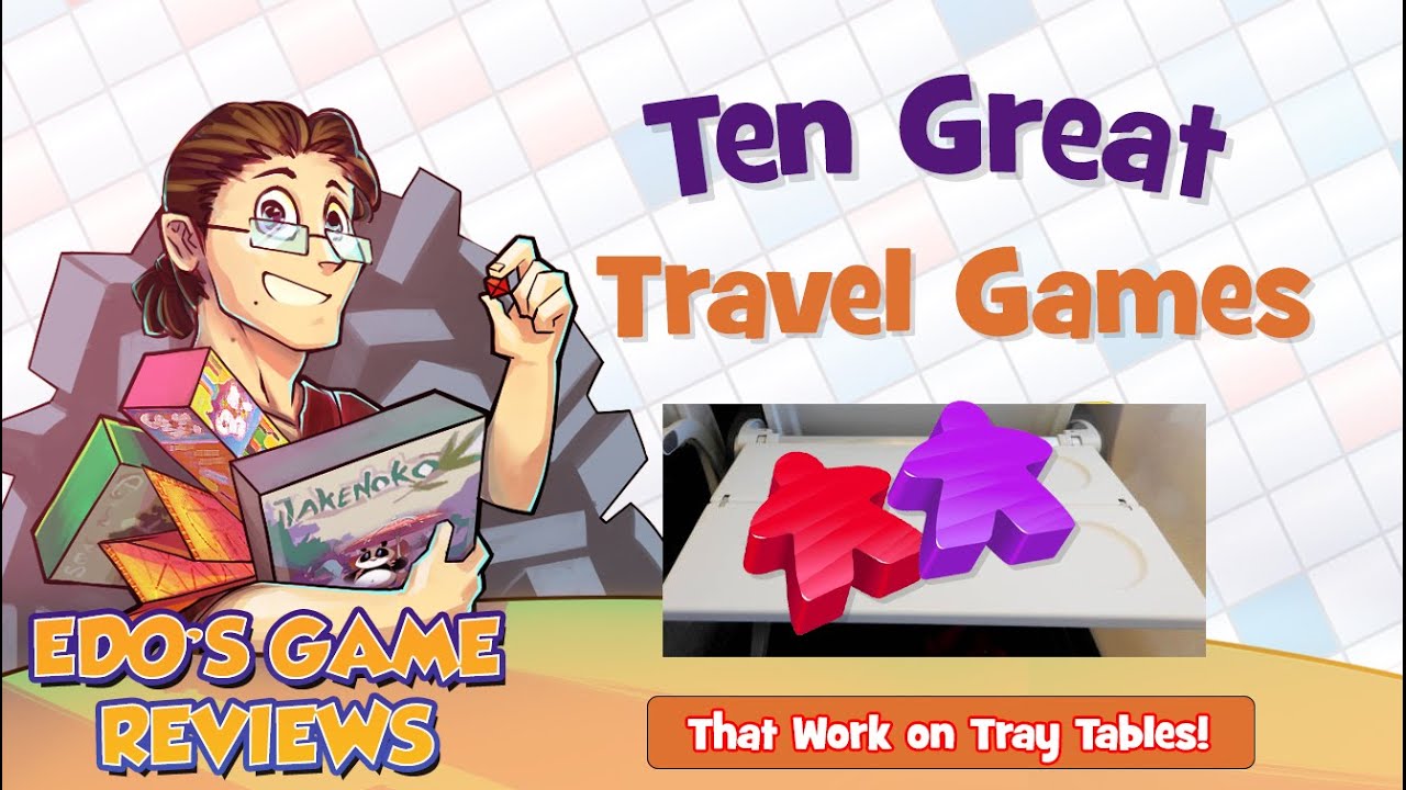 10 Great Travel Games (that work on tray tables) - YouTube