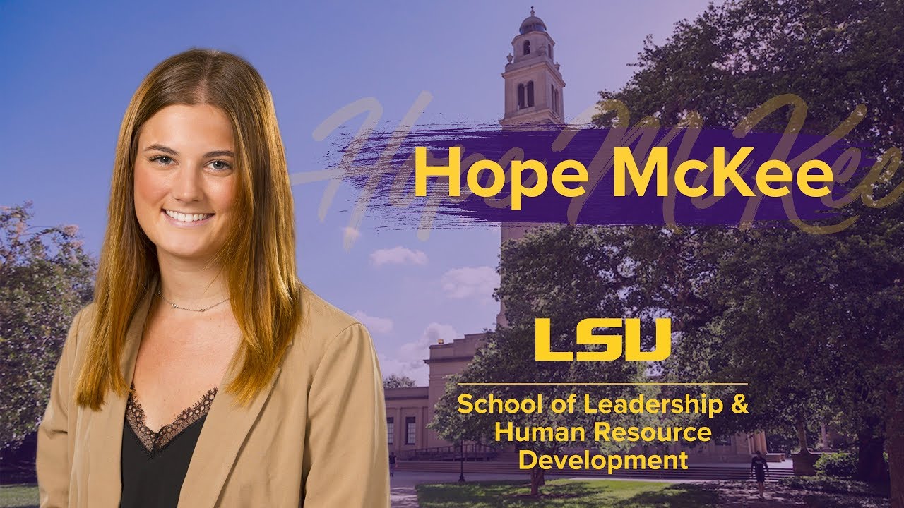 LHRD Alumna Hope McKee - YouTube