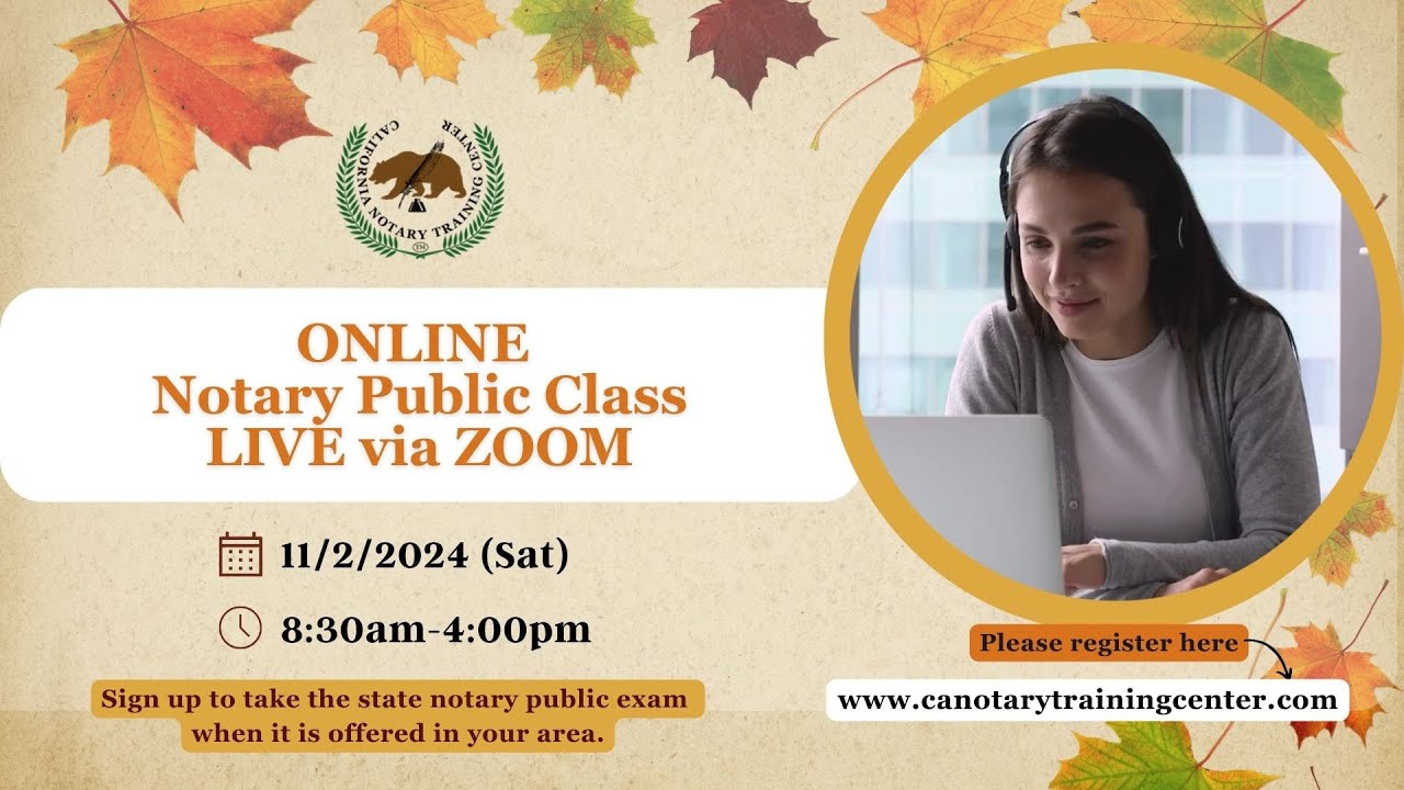 Fall 2024 Notary and Loan Signing classes - #bestnotaryclass # ...