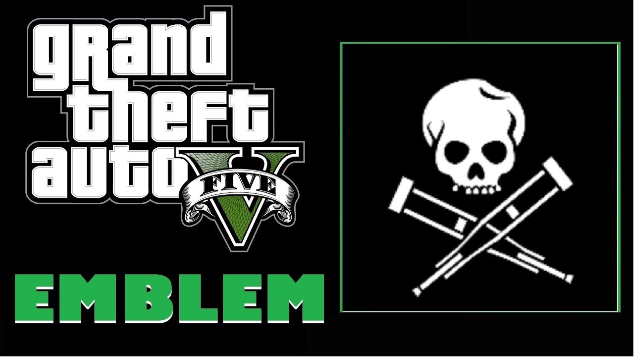 Grand Theft Auto 5 / GTA 5 : Jackass Logo Emblem Tutorial - YouTube