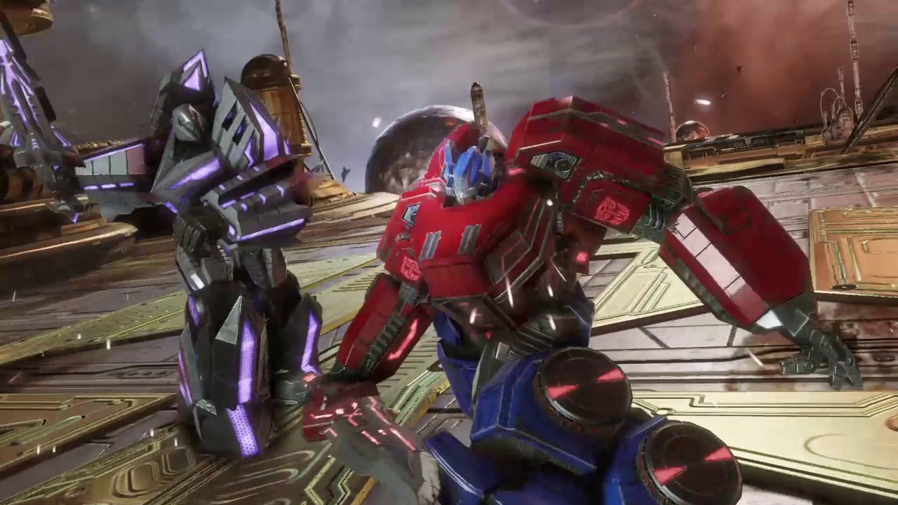 TRANSFORMERS: Fall of Cybertron Optimus VS Megatron - YouTube