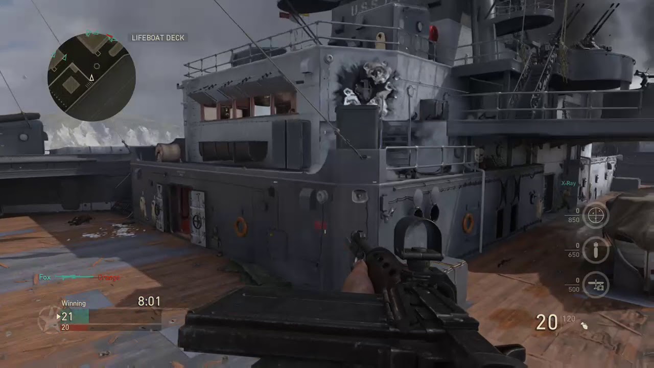 CALL OF DUTY WW2 USS TEXAS MAP - YouTube