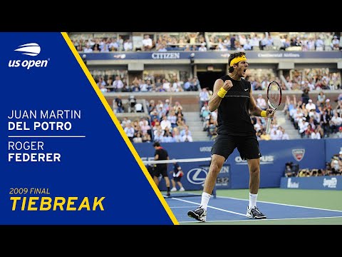 Juan Martin del Potro vs Roger Federer Tiebreak | 2009 US Open Final