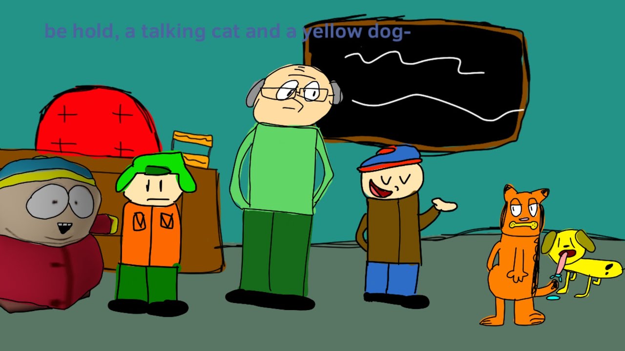 Garfielf goes to South Park: Deric Carsmams 2 (10k Views Special) - YouTube