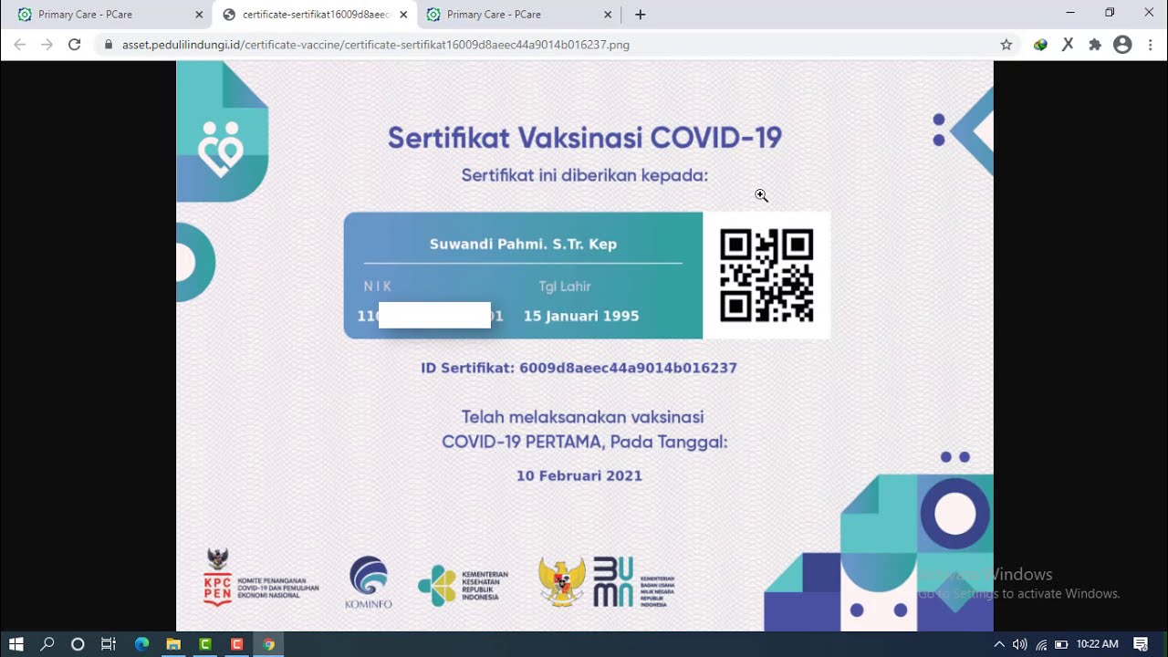 Panduan Pcare Vaksin Covid 19 - YouTube