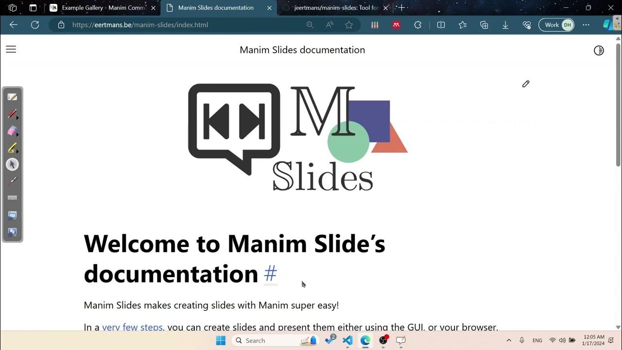 Hướng dẫn sử dụng manim-slides cơ bản - YouTube