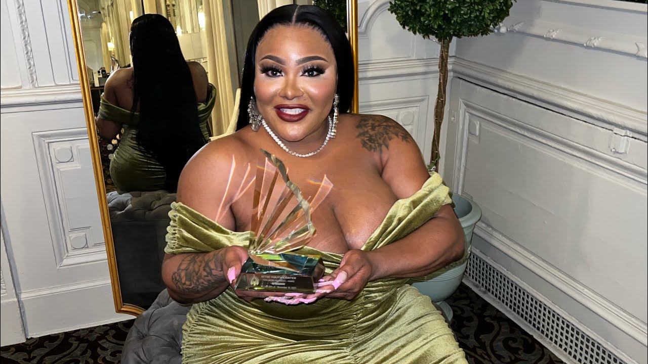 Ts Madison Thank You Attic Youth center Award and Speech - YouTube